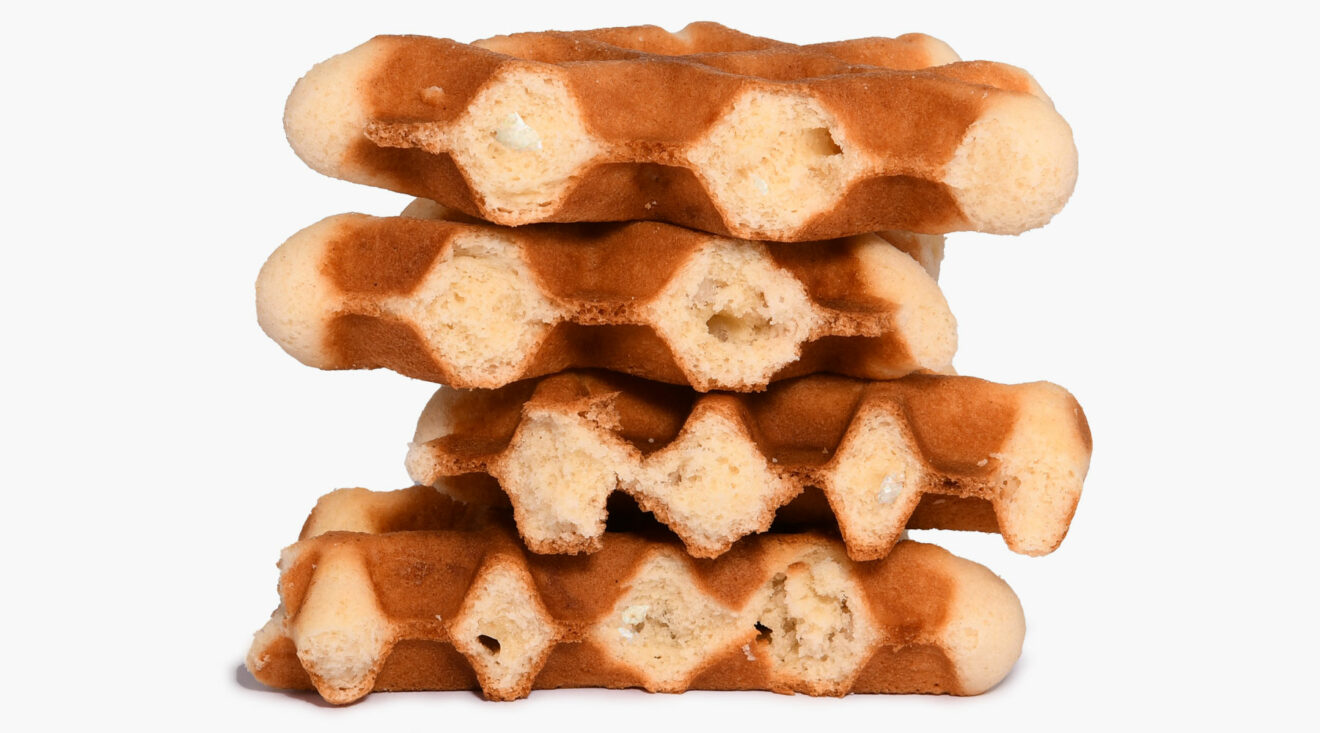 Artisanal Belgian Waffle with Exquisite Belgian Sugar Pearls- Belgian Yum