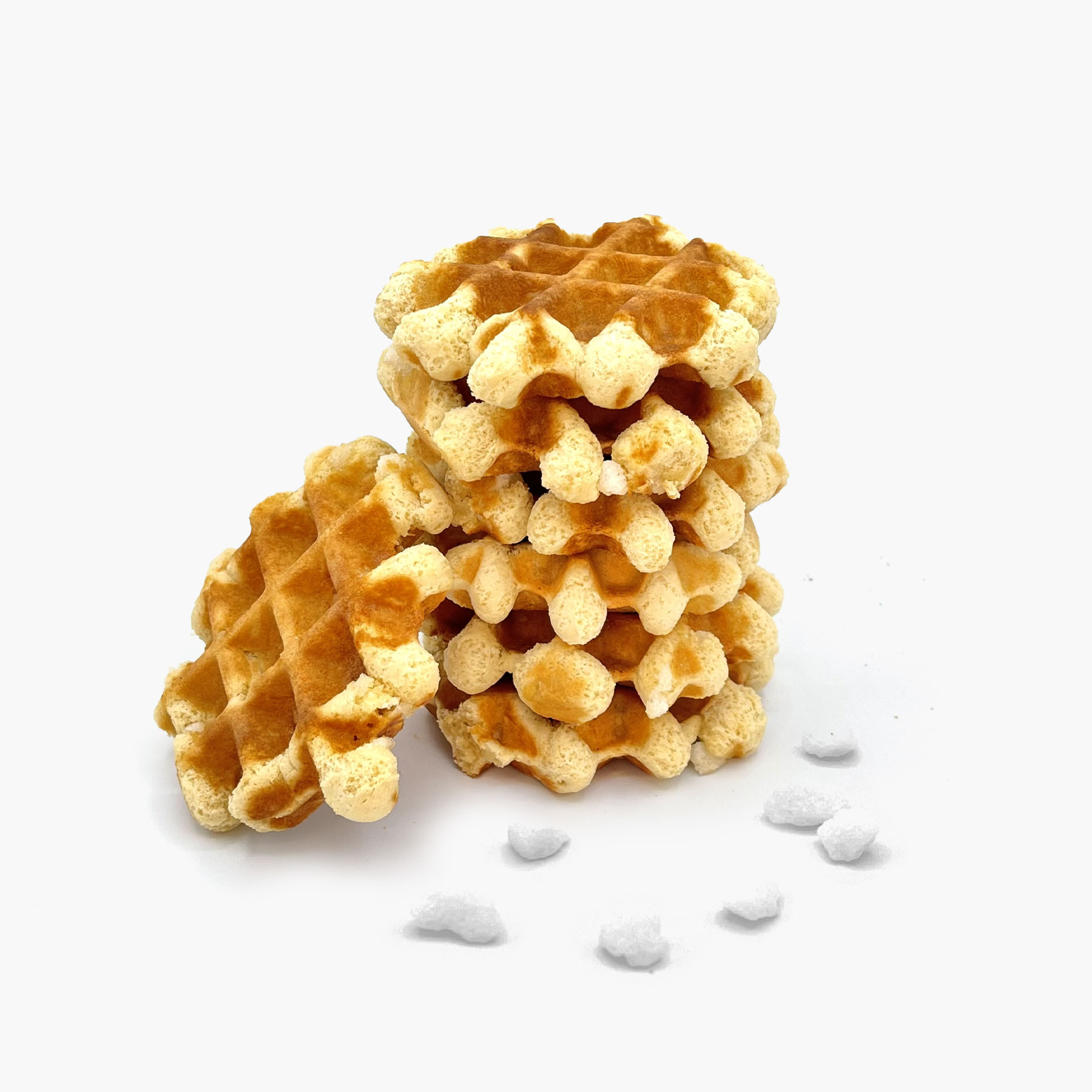 Artisanal Belgian Waffle with Exquisite Belgian Sugar Pearls- Belgian Yum