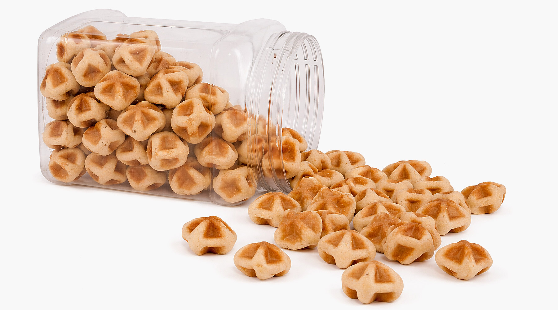 Waffle Bites - Marzipan - Belgian Yum